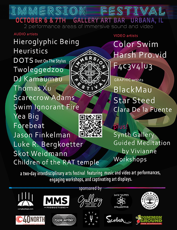 IMMERSION FESTIVAL – a two-day interdisciplinary arts festival